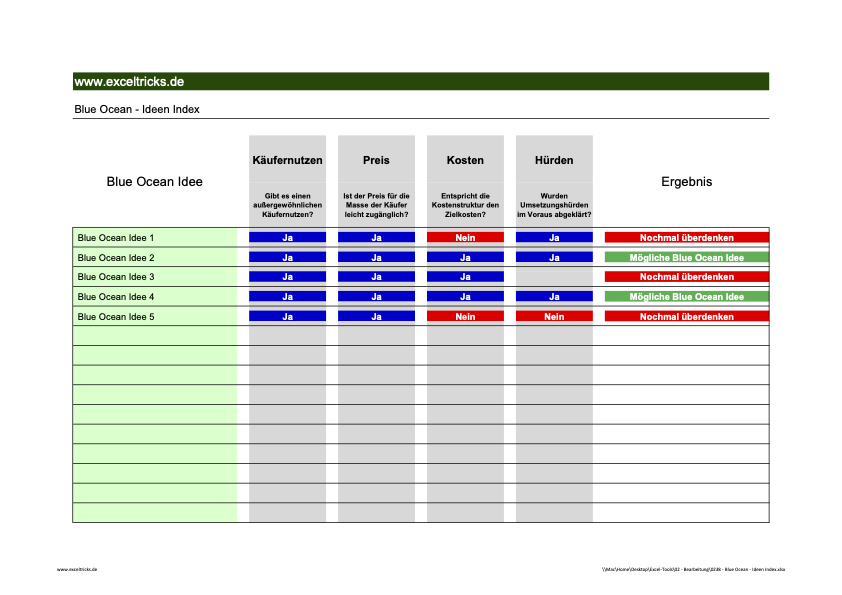 Excel Template Archive - exceltricks